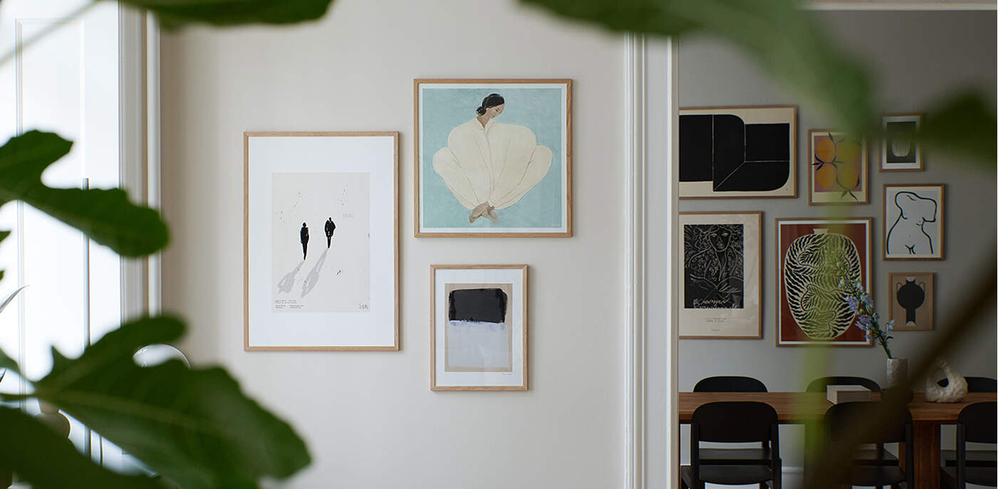 Create your personal art gallery with The Poster Club | DesignVille
