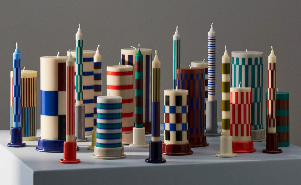 HAY Pattern Candles and Napkins | DesignVille