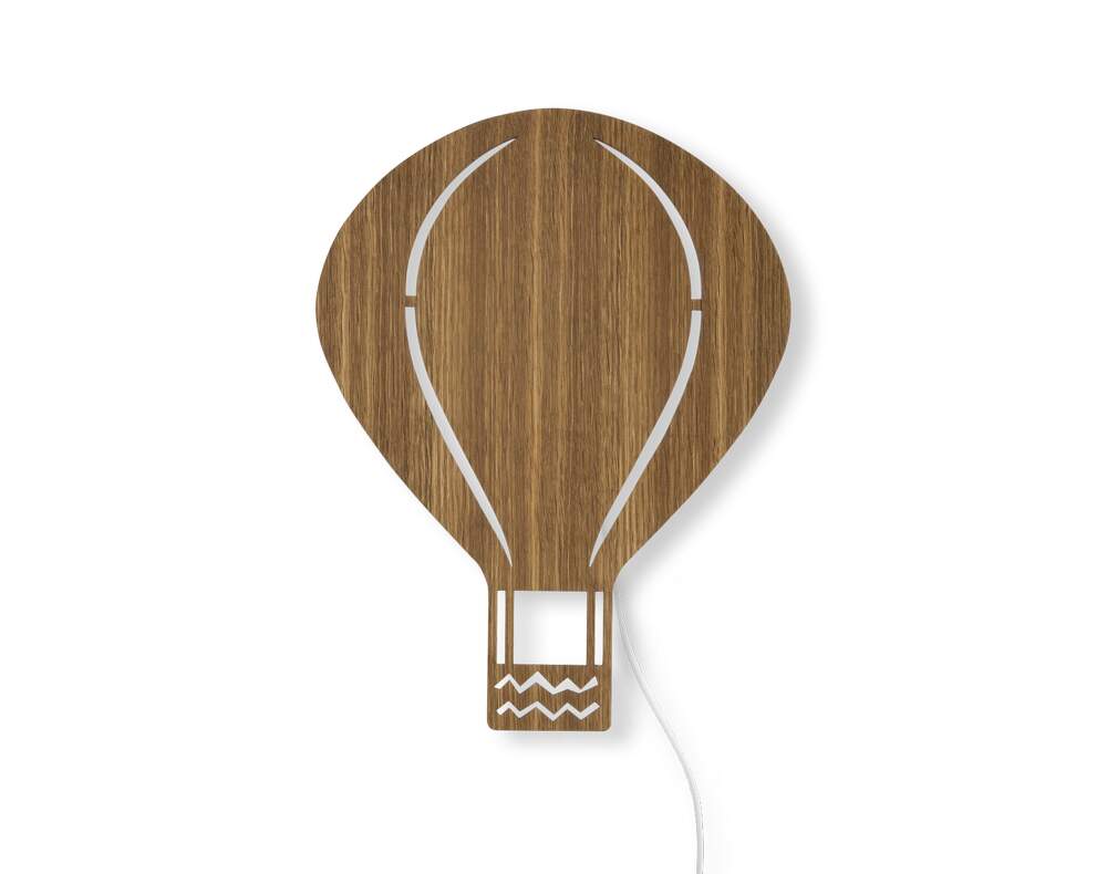 Air Balloon Lamp, smoked oak | DesignVille
