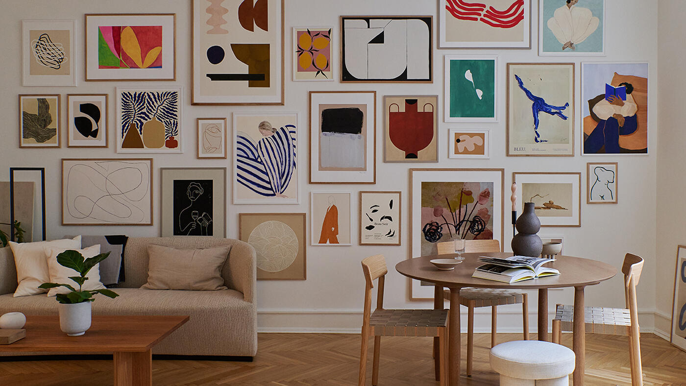 Create your personal art gallery with The Poster Club | DesignVille